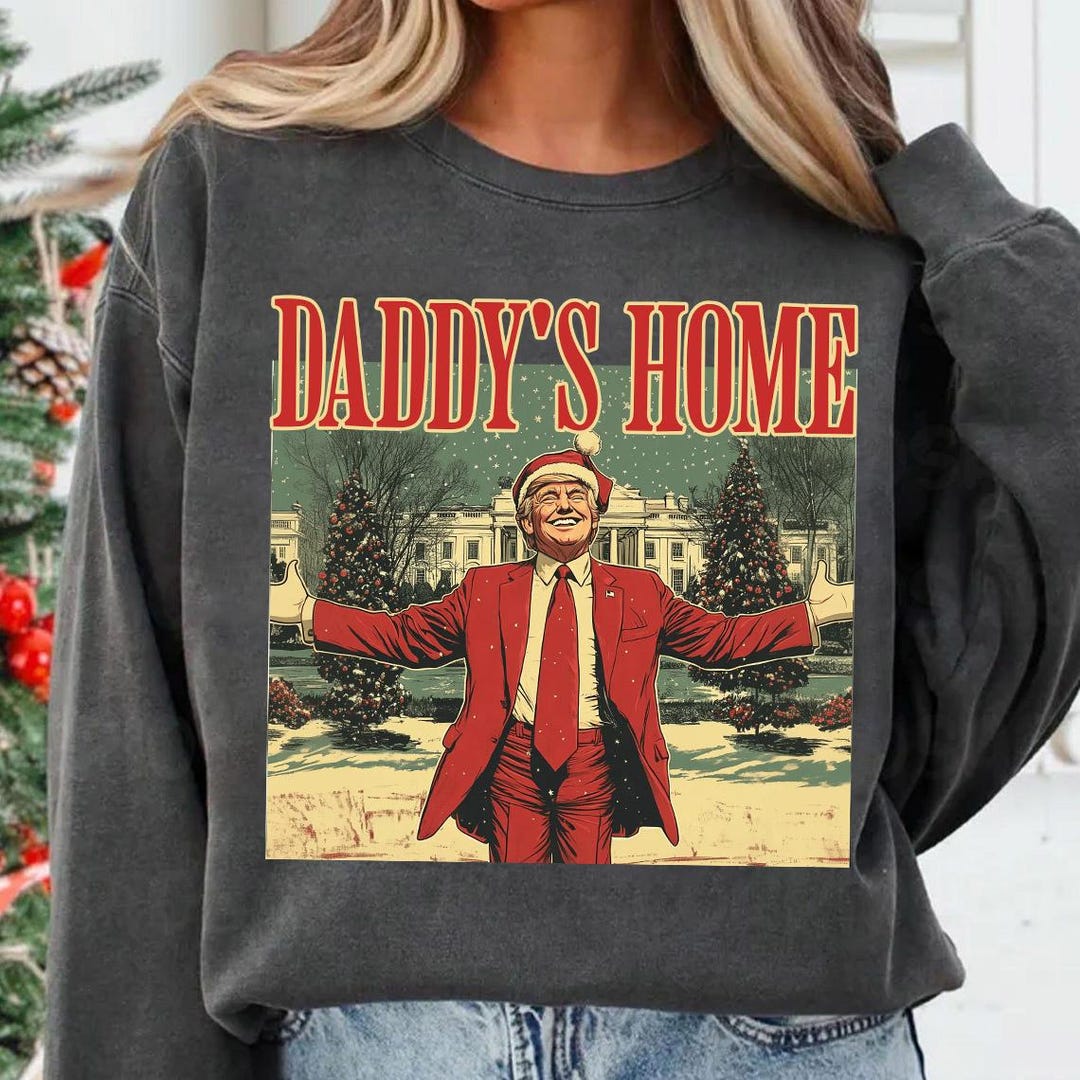 Trump 2024 Daddys Home White House PNG, MAGA Supporter Graphic, Preppy ...
