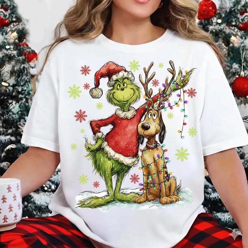 Vintage Hand-drawn Grinc Characters PNG, Retro Christmas Movie Clipart ...