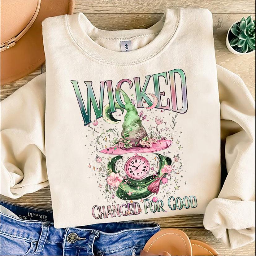 Wicked Changed for Good PNG, Defy Gravity Wizard of Oz Design, Pink and ...