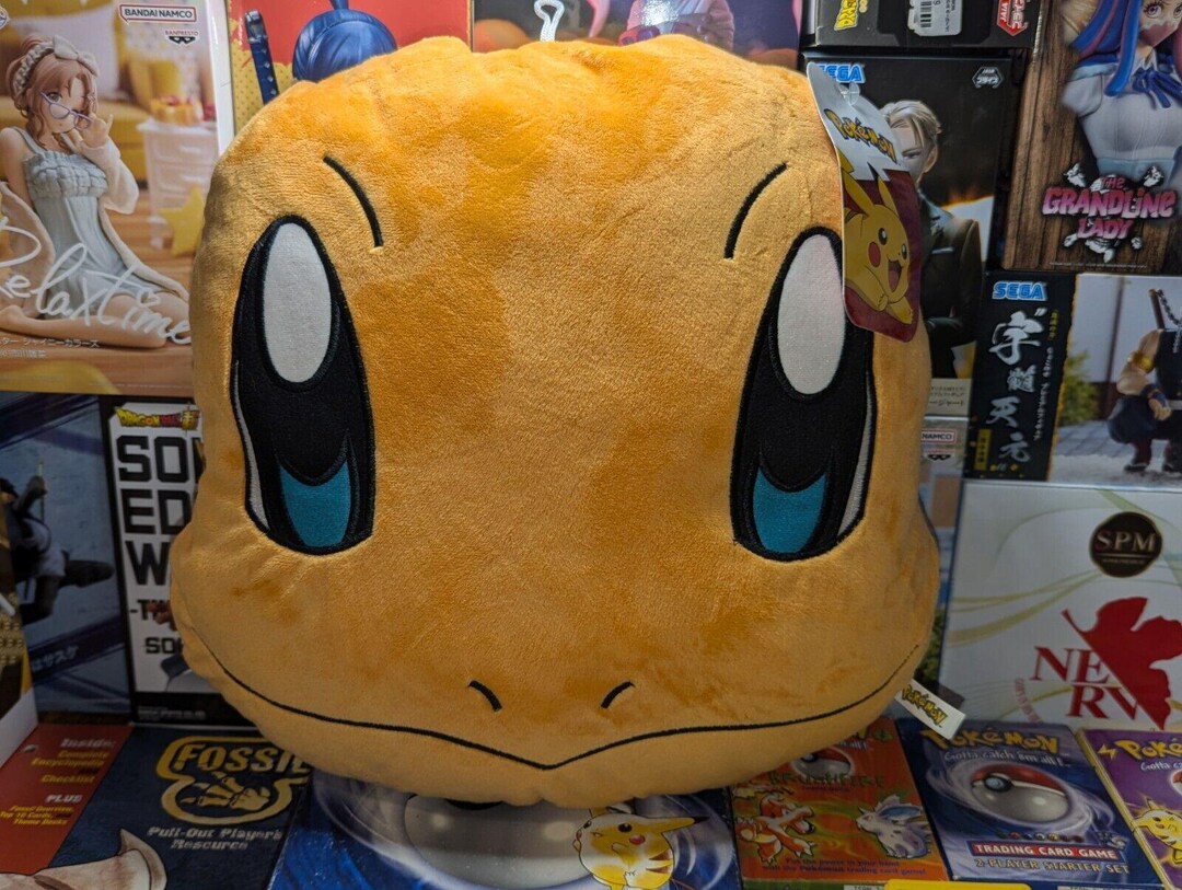 Pokemon Large Pillow Plush Charmander Face 14x 15 - Etsy