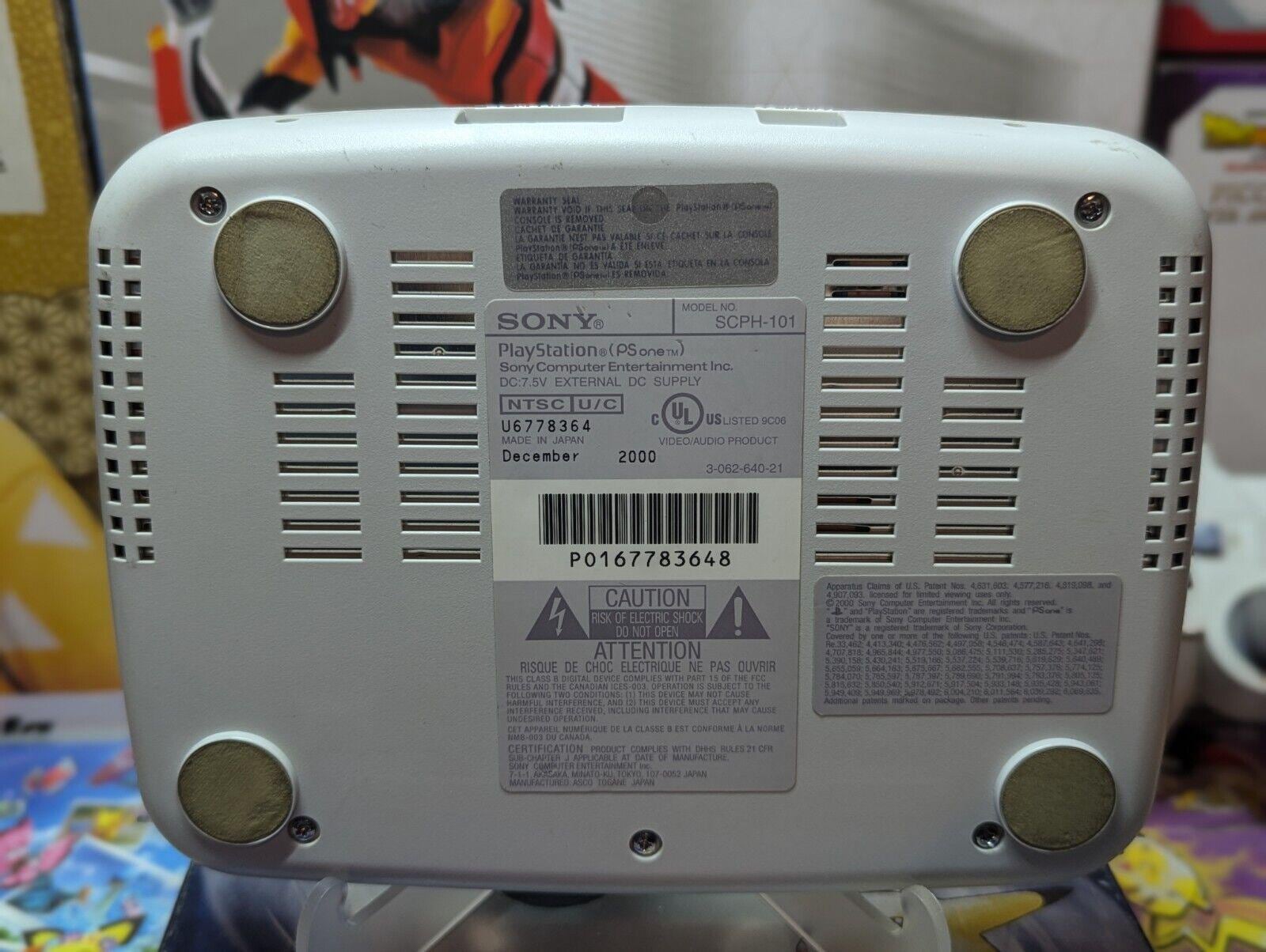 Sony Playstation PS1 Slim Psone Console Bundle SCPH-101 W/ Controller ...