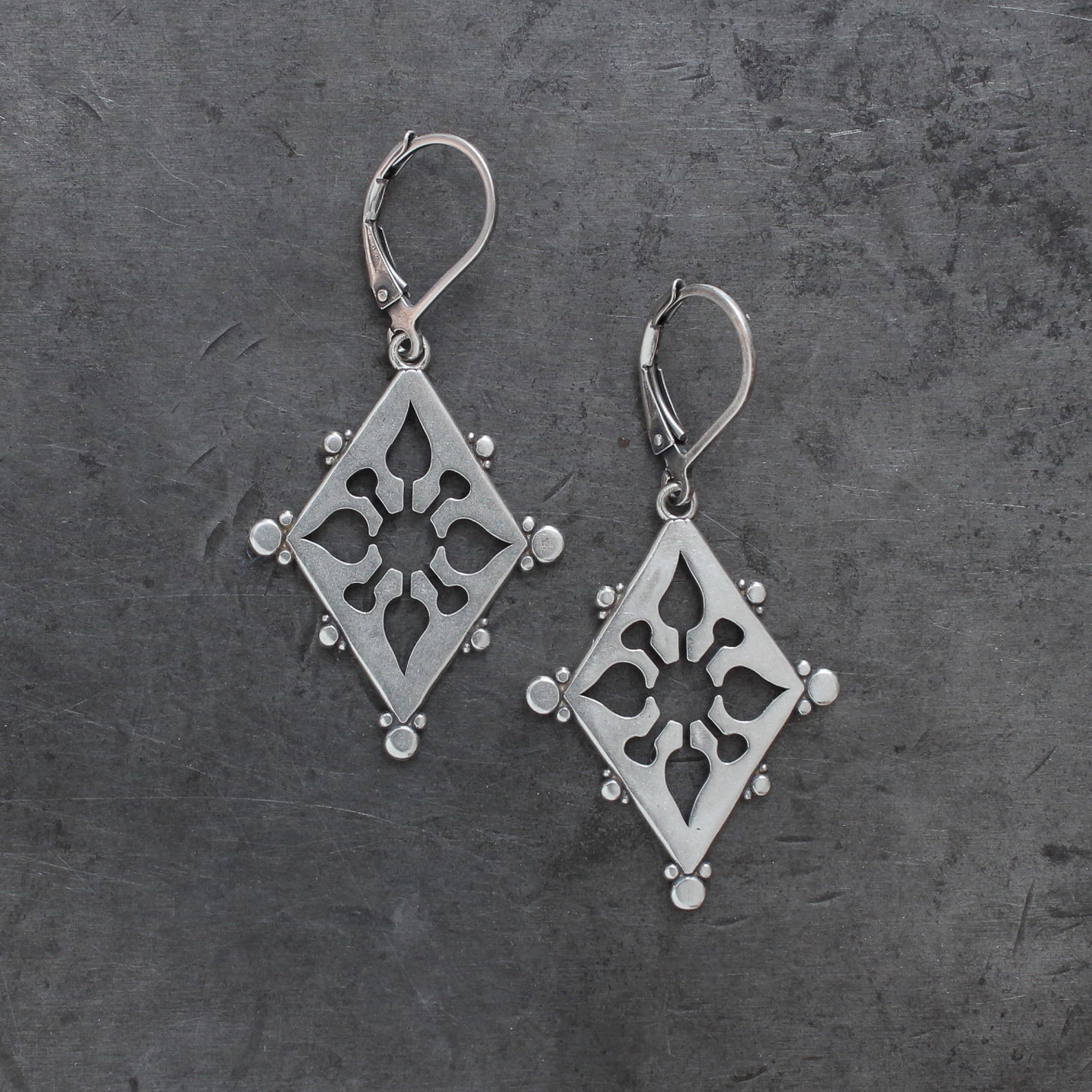 Ornate Cut Out Earrings - Etsy