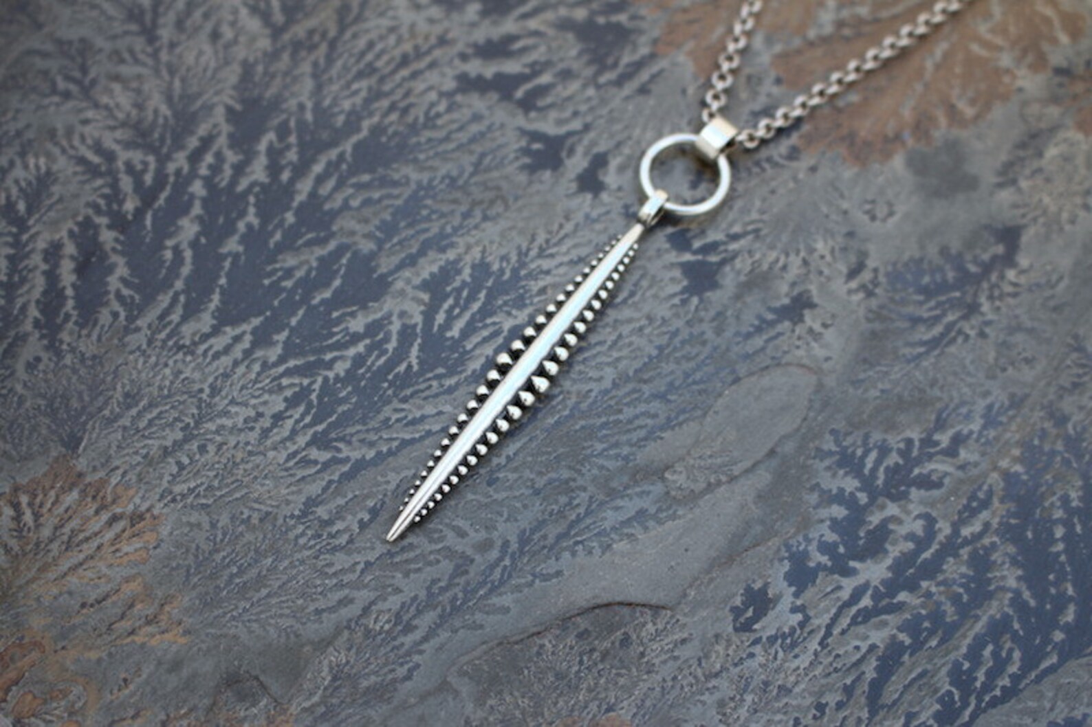 Ultra Straight Pendant - Etsy