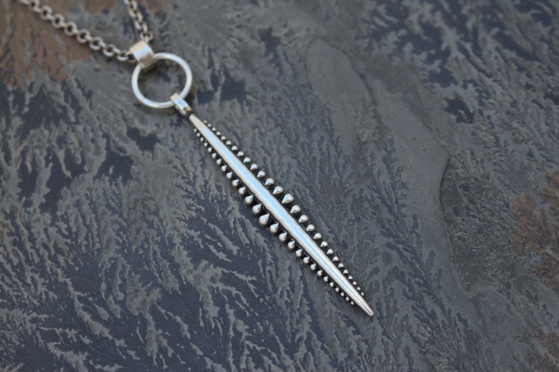 Ultra Straight Pendant - Etsy