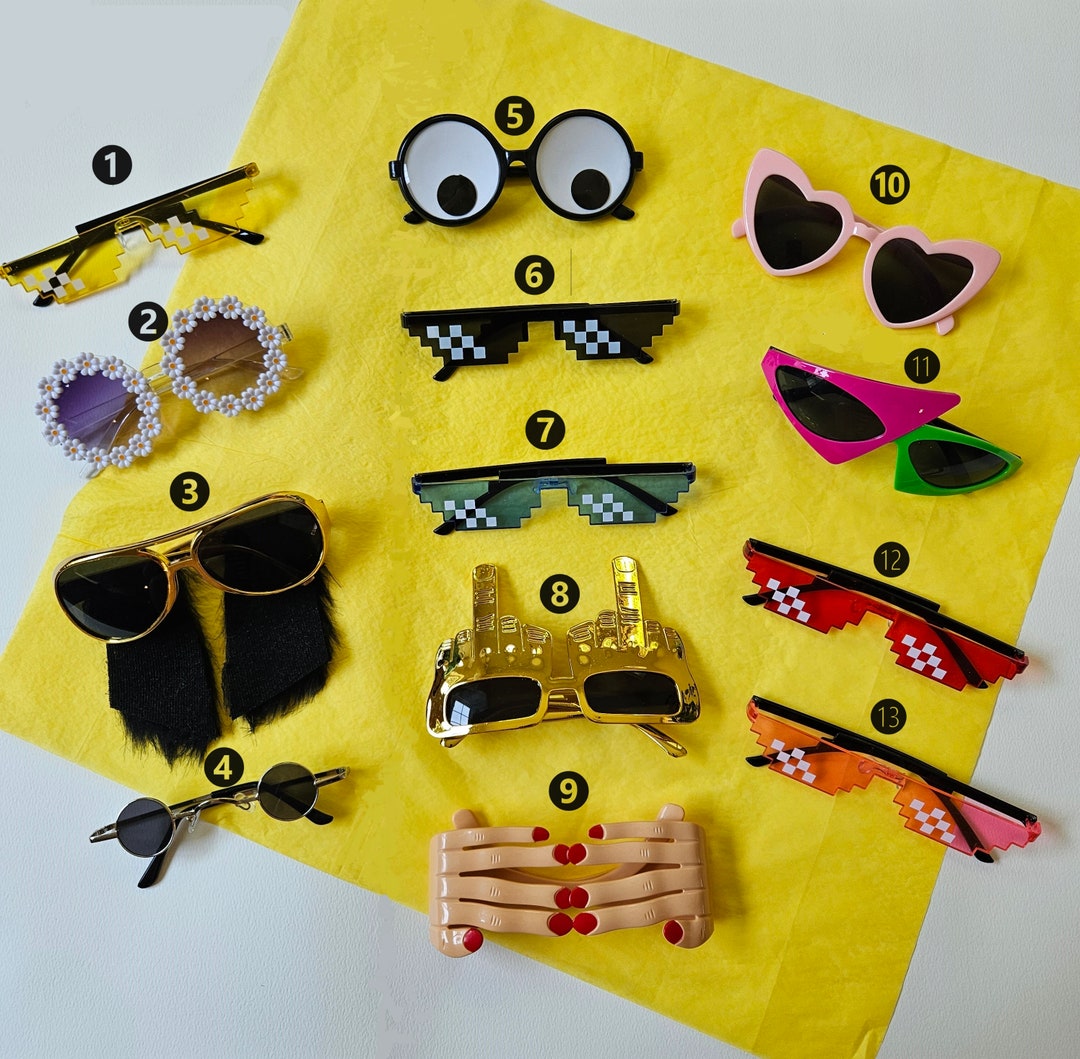 Fun Sunglasses: Choose From Various Designs for Your Special Day! - Etsy