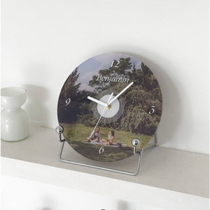 Ashley's 'benjamin' Designer Clock: Tabletop or Wall Mount, 10inch - Etsy