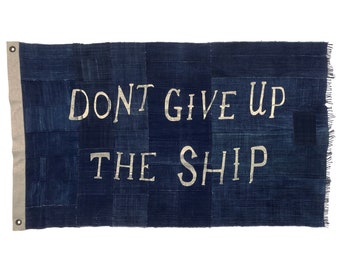 Don't Give up the Ship Camp Flag - Etsy