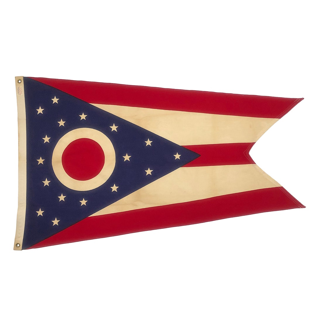 Vintage Cotton State Flag of Ohio - Etsy