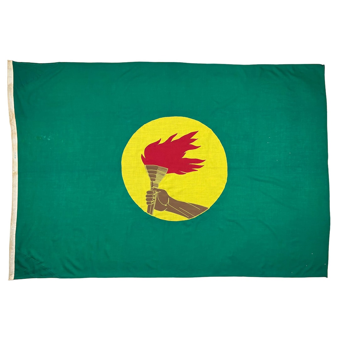 Vintage Historical Flag of Zaire, Africa (democratic Republic of the ...