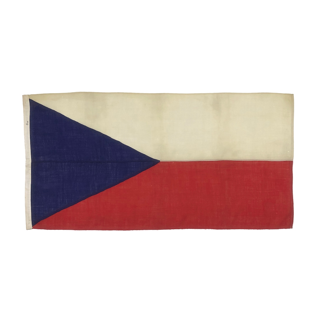 Vintage Wool Flag of Czech Republic (czechia) - Etsy