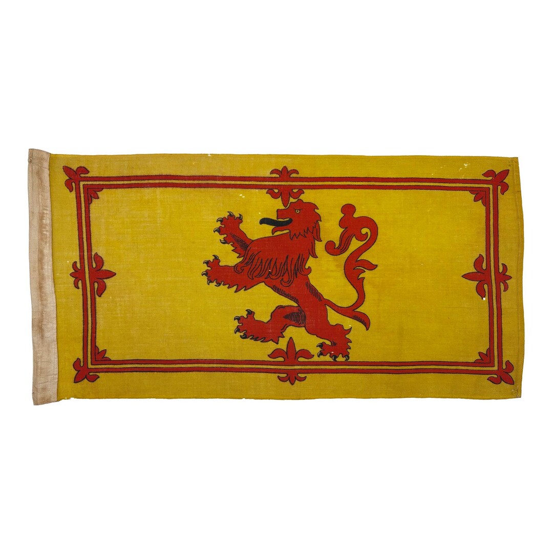 Small Vintage Wool Lion Rampant Flag, Royal Banner of Scotland - Etsy