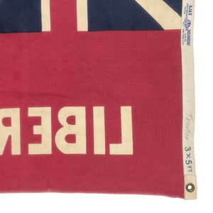 Vintage Cotton Liberty and Union Flag, Taunton, Massachusetts - Etsy