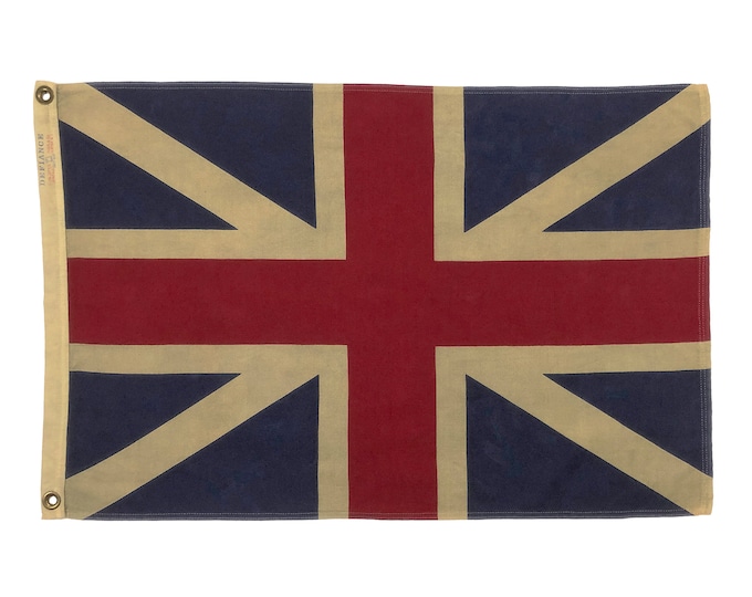 Small Vintage Cotton First Union Jack Flag - Etsy