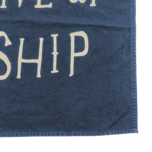 Large Stone Washed Cotton Flag, Made in USA, "don't Give up the Ship ...