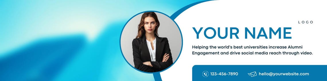 2 Executive Linkedin Banner Template Digital Download Canva Job Search ...