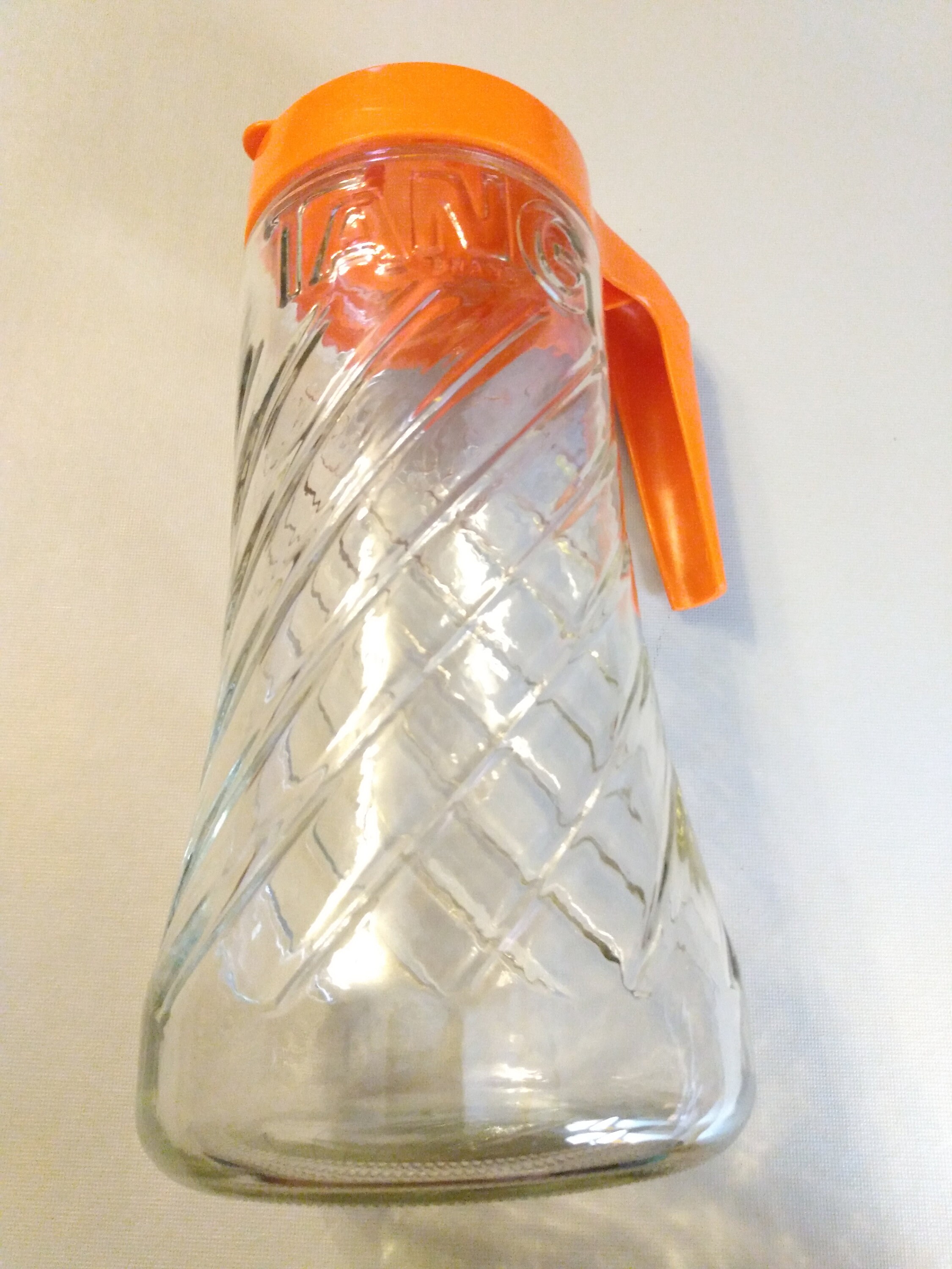 Vintage Tang Container Glass Tang Pitcher Vintage Beverage | Etsy