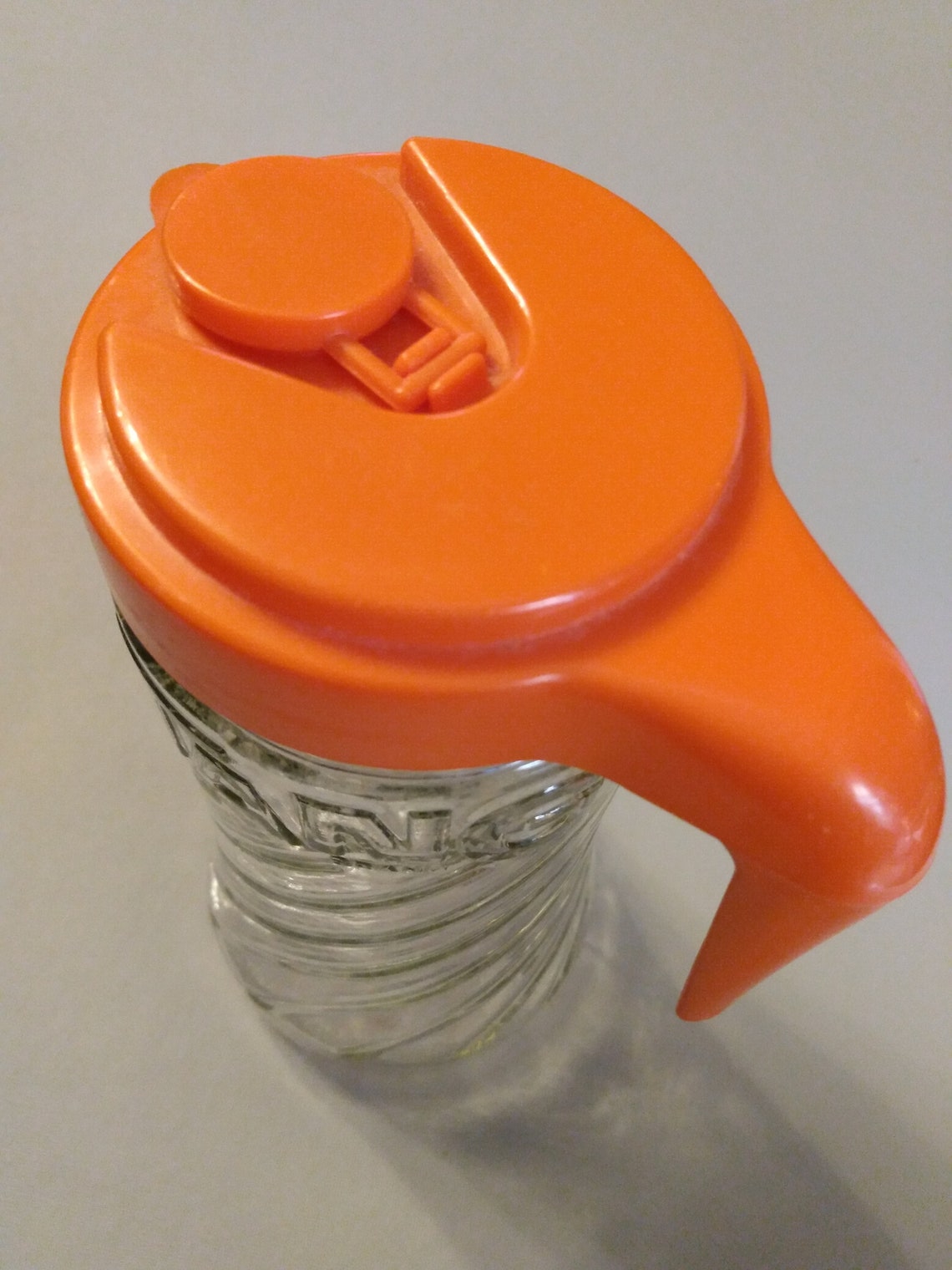 Vintage Tang Container Glass Tang Pitcher Vintage Beverage | Etsy