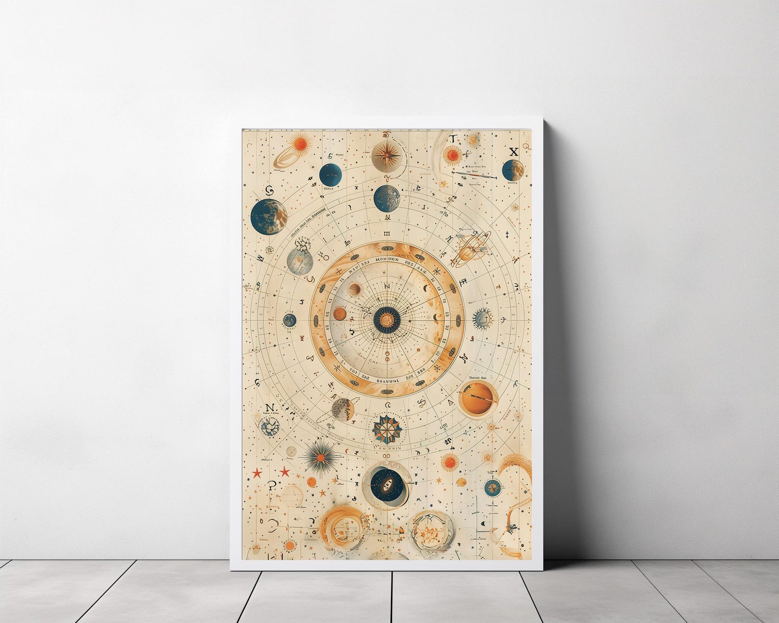 Printable Astrology Chart | Digital Download | Star Sign Map ...