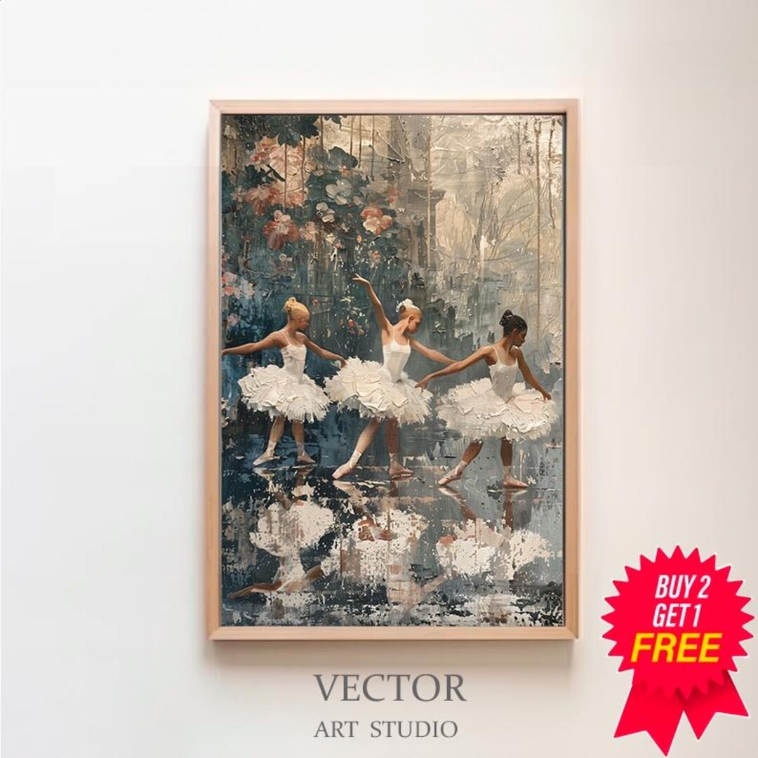 Ballet Print Coquette Room Decor Vintage Wall Art Coquette Wall Art ...