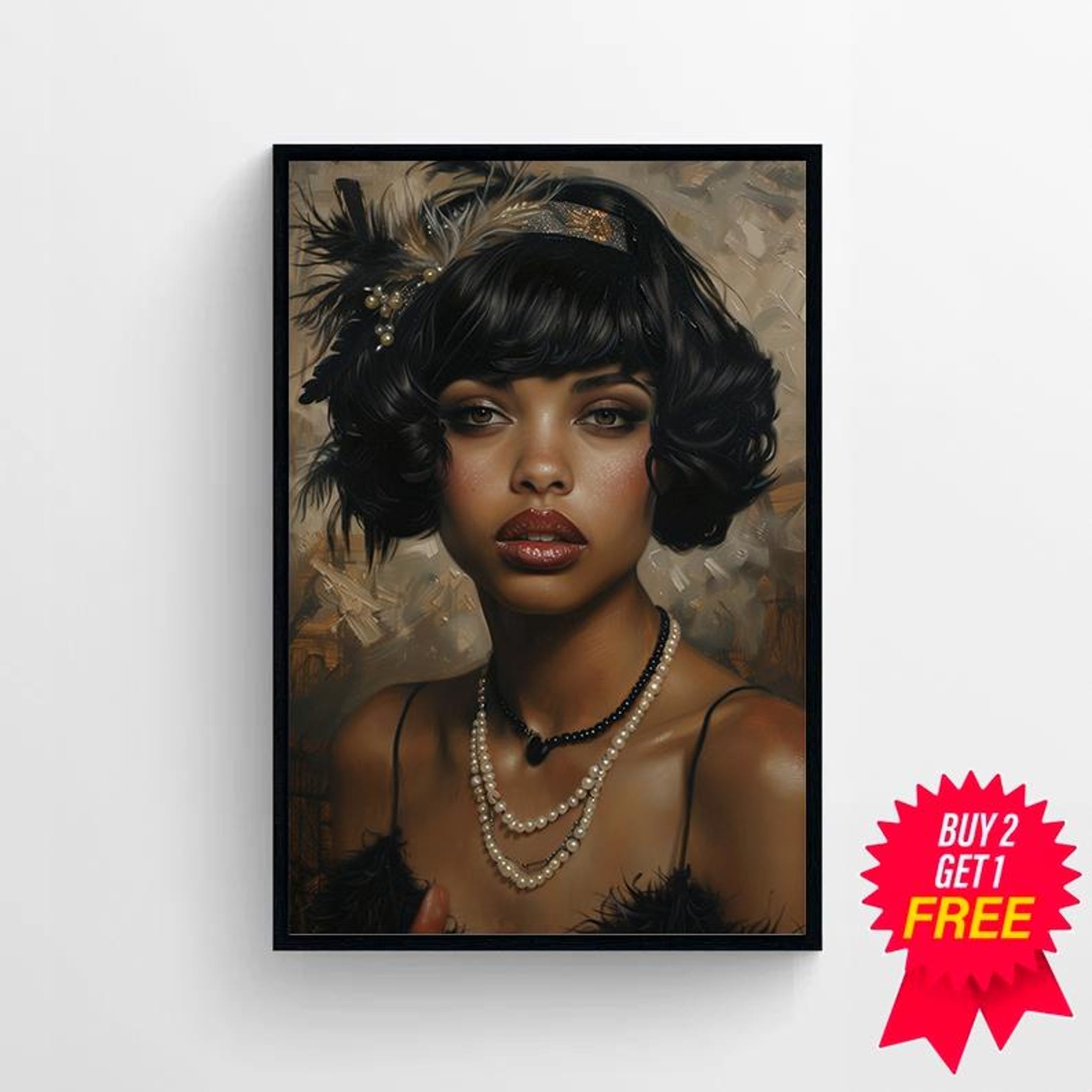 Vintage Portrait Flapper Girl | 1920s Subculture | Printable Art ...