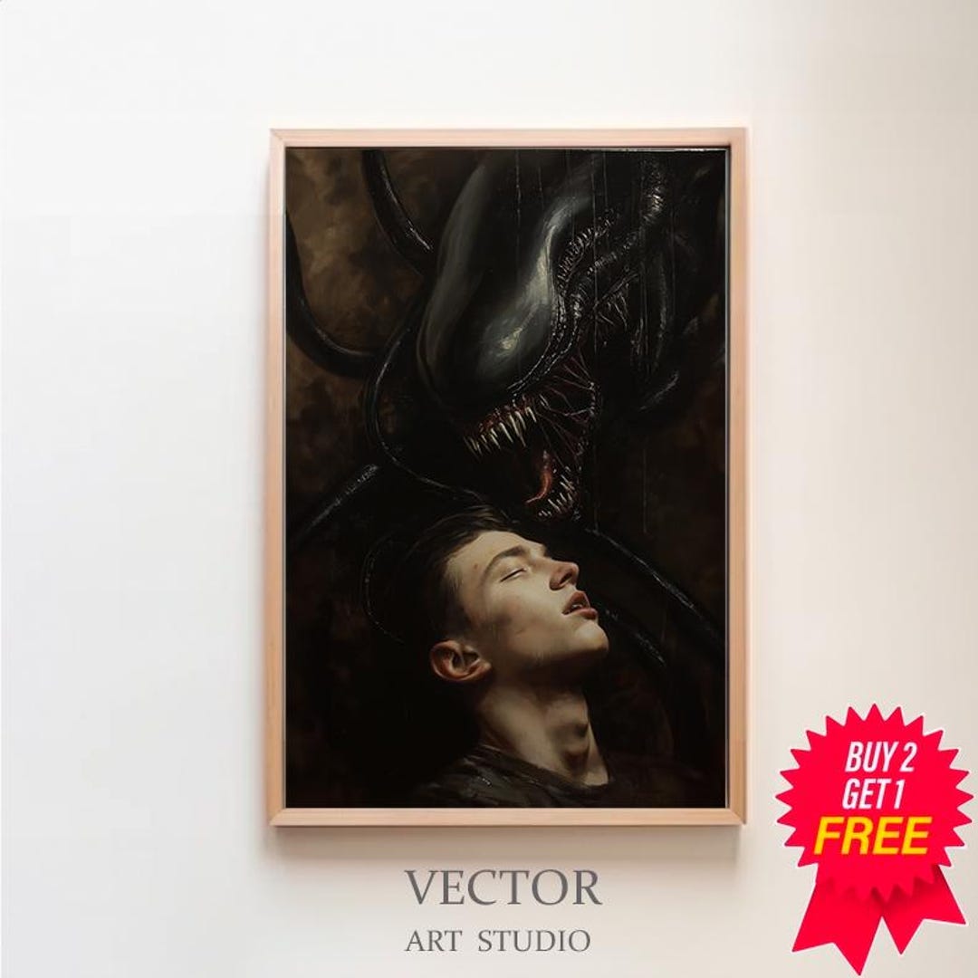 Devil's Embrace Satan Poster, Horror Art, Occult Prints, Creepy Poster ...