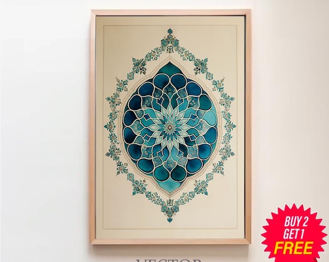 Islamic Geometric Art, Artful Pattern Art, Modern Islamic Wall Art ...
