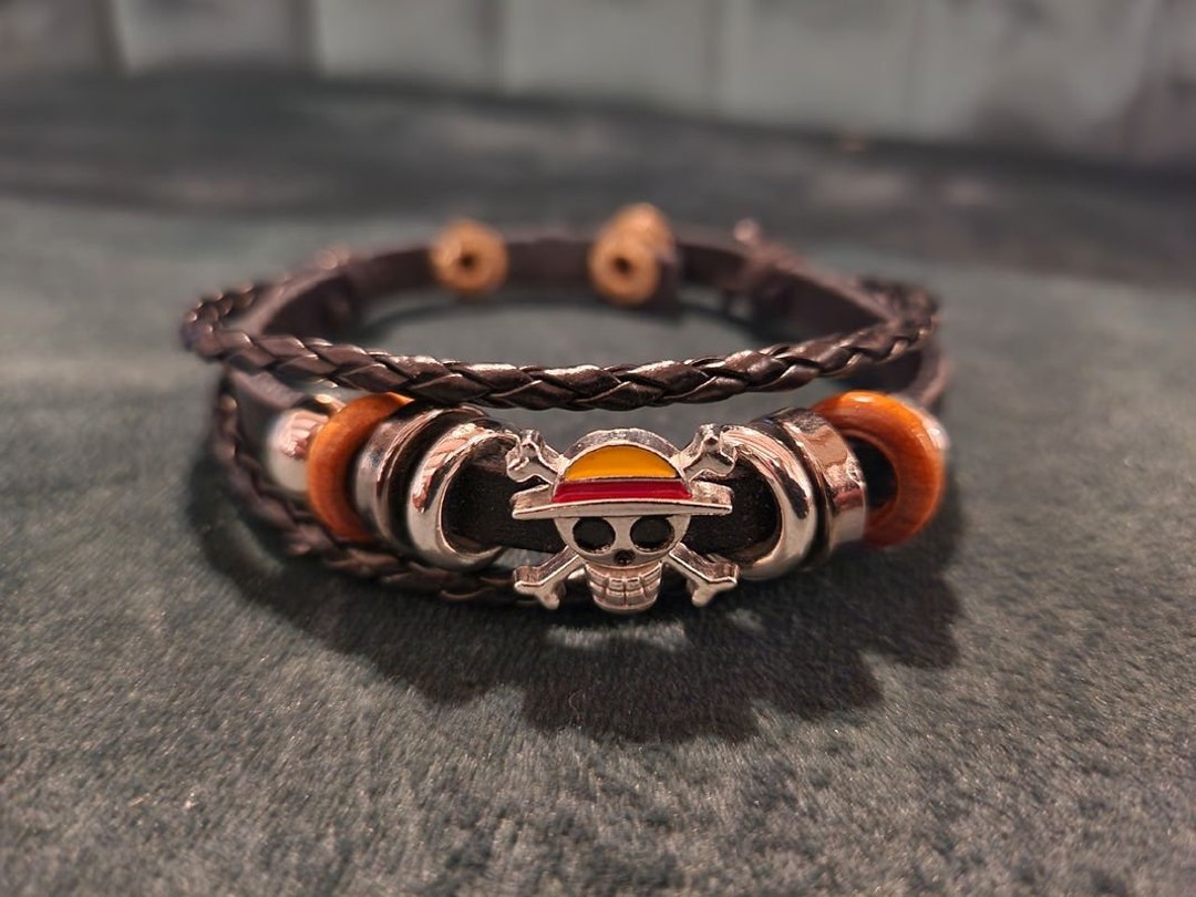 One Piece Luffy Bracelet Manga Jewelry for One Piece Fans, Pirate ...