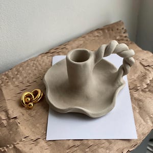 DIY Clay Candle Holder Template: Pottery Pattern Printable (PDF) - Etsy