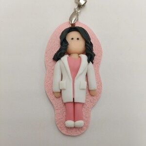 Personalized Doctor Keychain: Custom Polymer Clay Medical Gift - Etsy