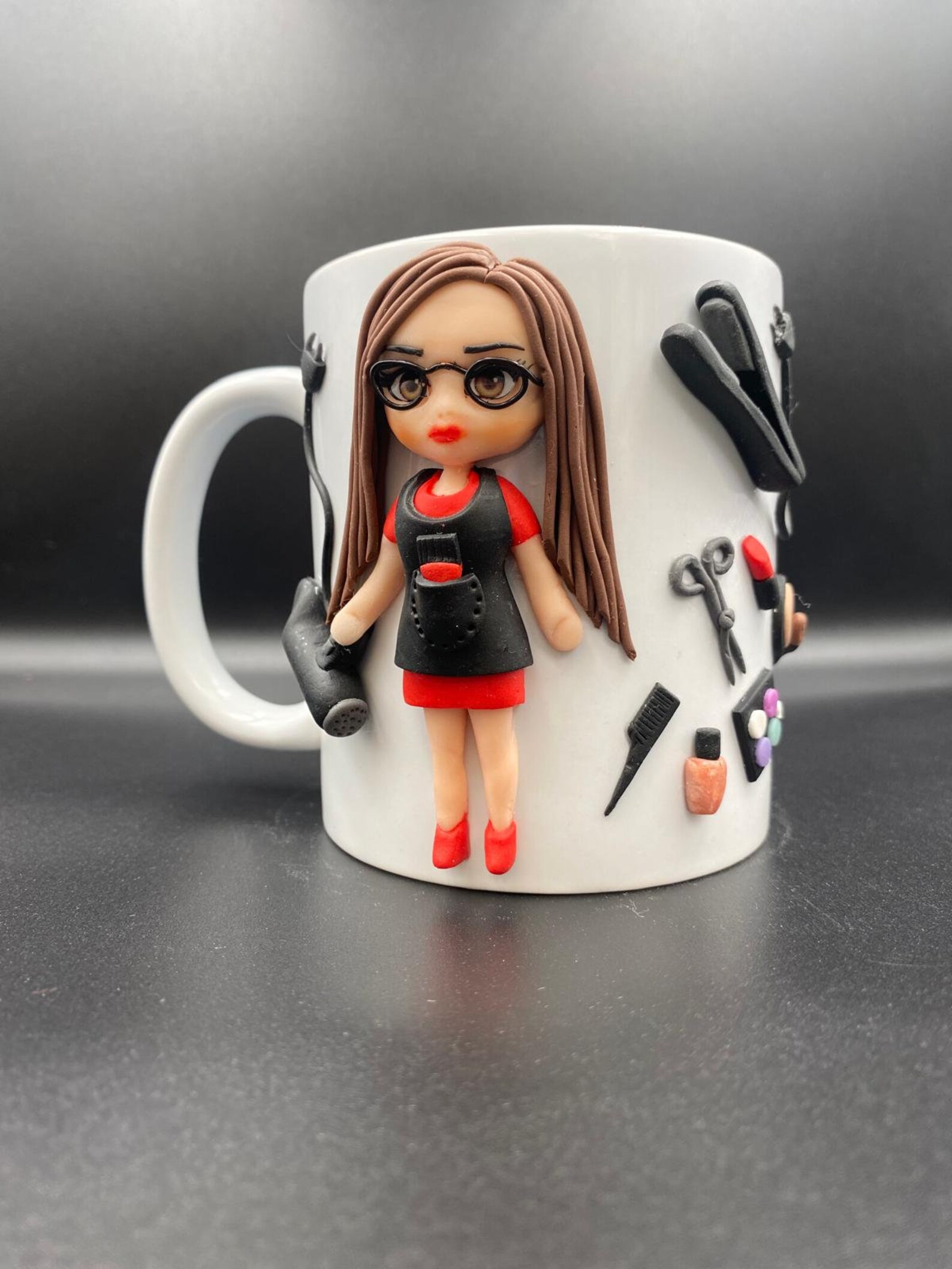 Personalized Hair Stylist Mug, Custom 3d Embossed Hairdresser Gift, - Etsy