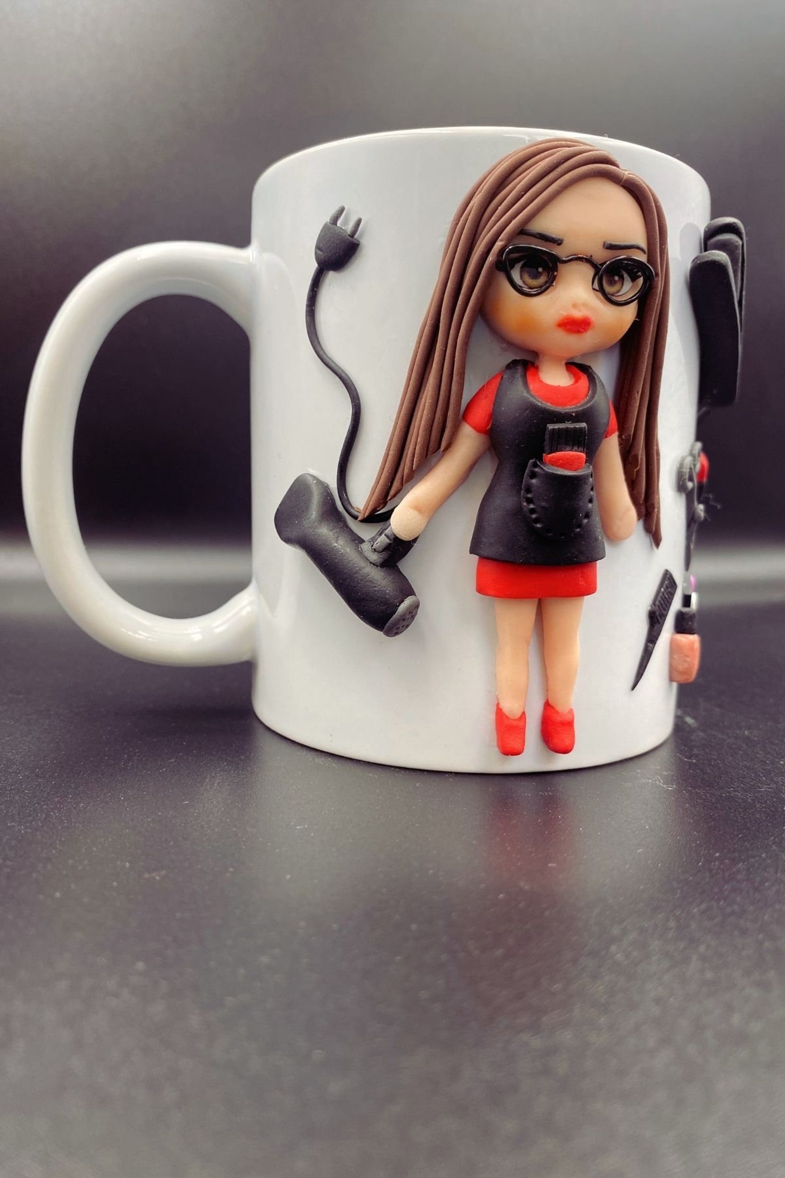 Personalized Hair Stylist Mug, Custom 3d Embossed Hairdresser Gift, - Etsy