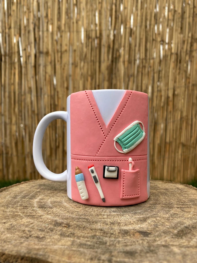 Custom Nurse Mug Personalized, Nurse Graduation Gift, Handmade 3d ...