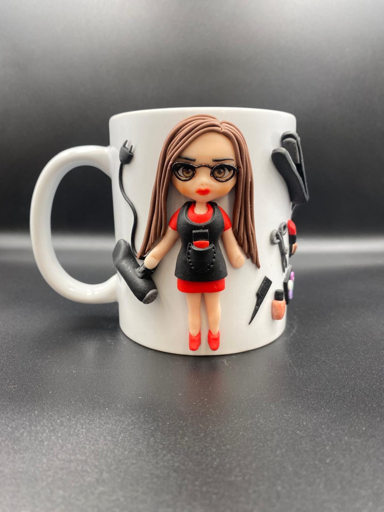 Personalized Hair Stylist Mug, Custom 3d Embossed Hairdresser Gift, - Etsy