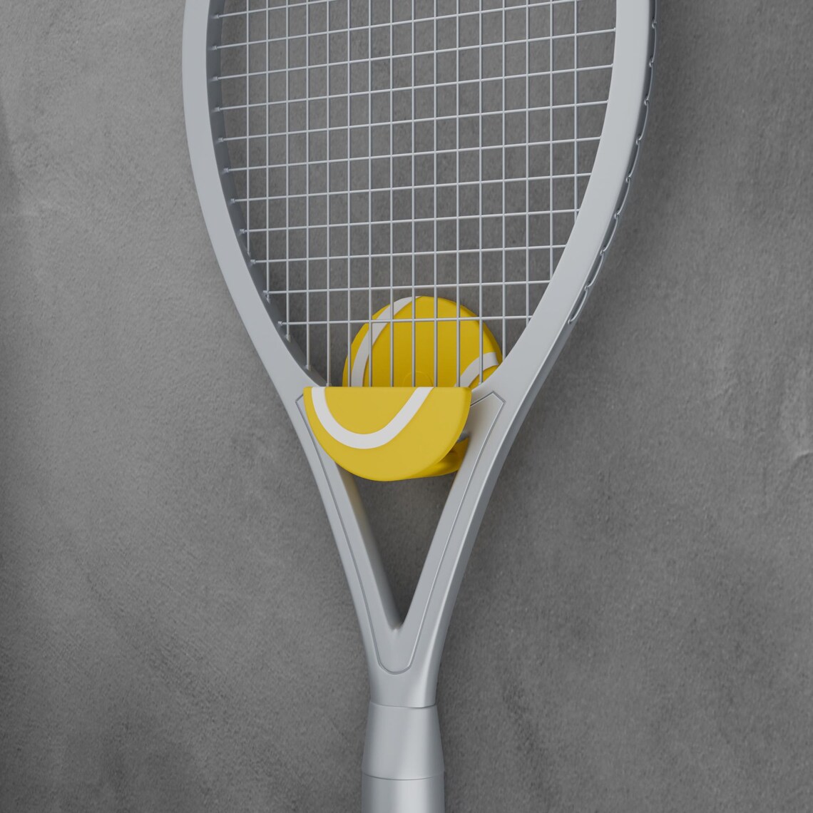 Heavy Duty Tennis Racquet Wall Mount, Tennis Racket Hanger, Home Gym ...