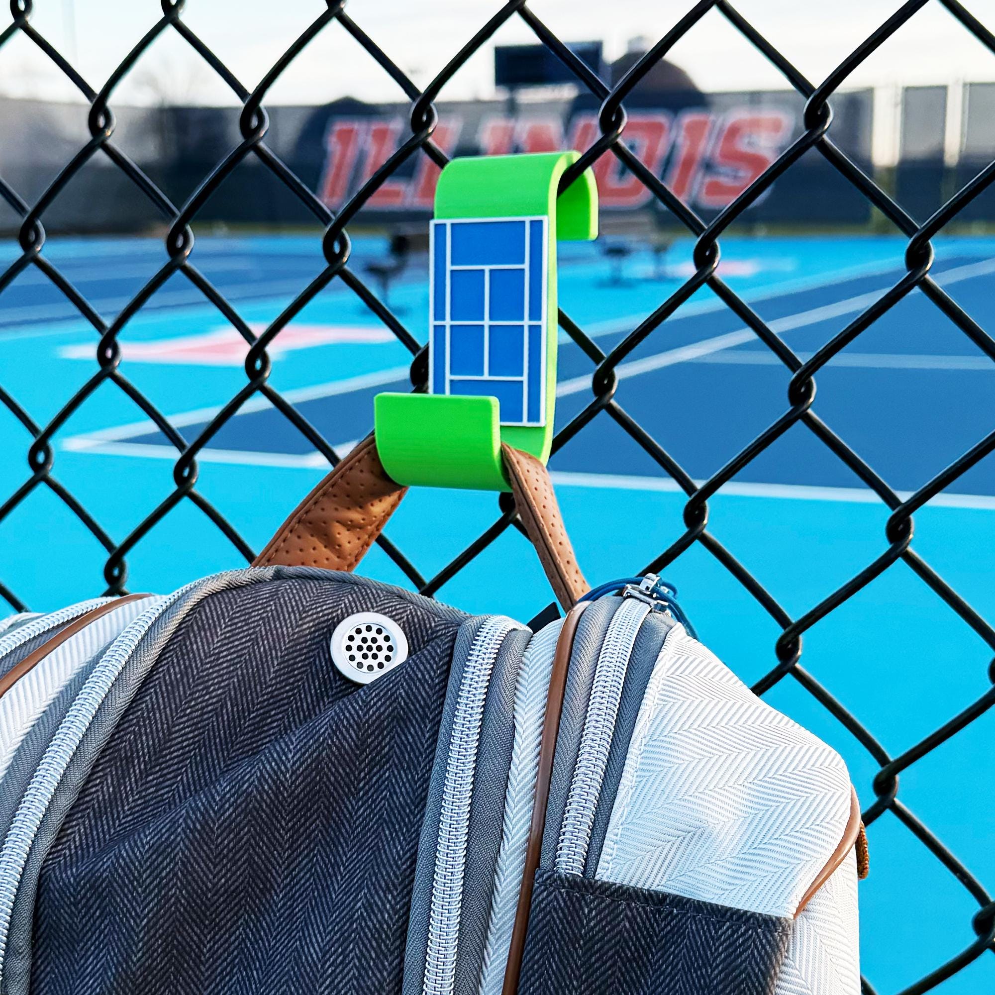 Tennis Grand Slam Theme Hook, Heavy Duty Tennis Court Bag Hook, Tennis ...