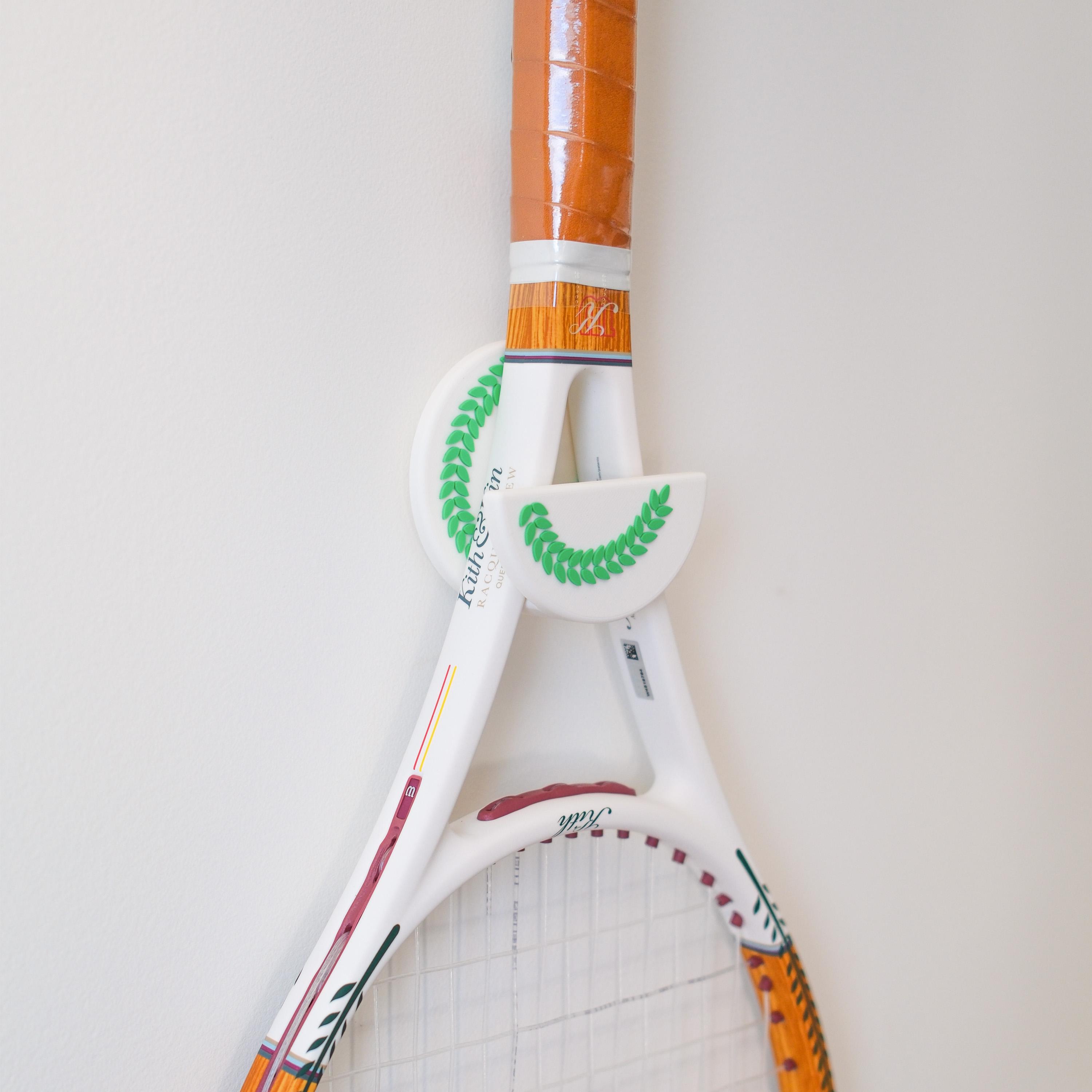 Mediterranean Style Tennis Racquet Hanger, Easy Stick-on Wall Mount ...