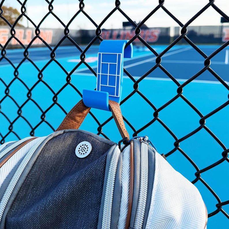 Tennis Grand Slam Theme Hook, Heavy Duty Tennis Court Bag Hook, Tennis ...
