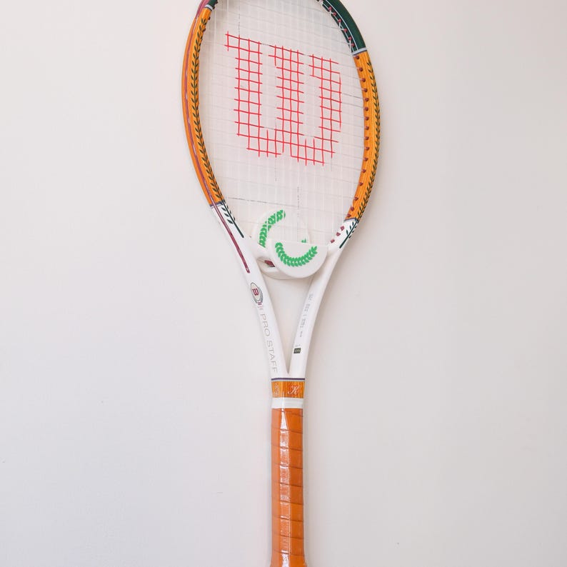 Mediterranean Style Tennis Racquet Hanger, Easy Stick-on Wall Mount ...