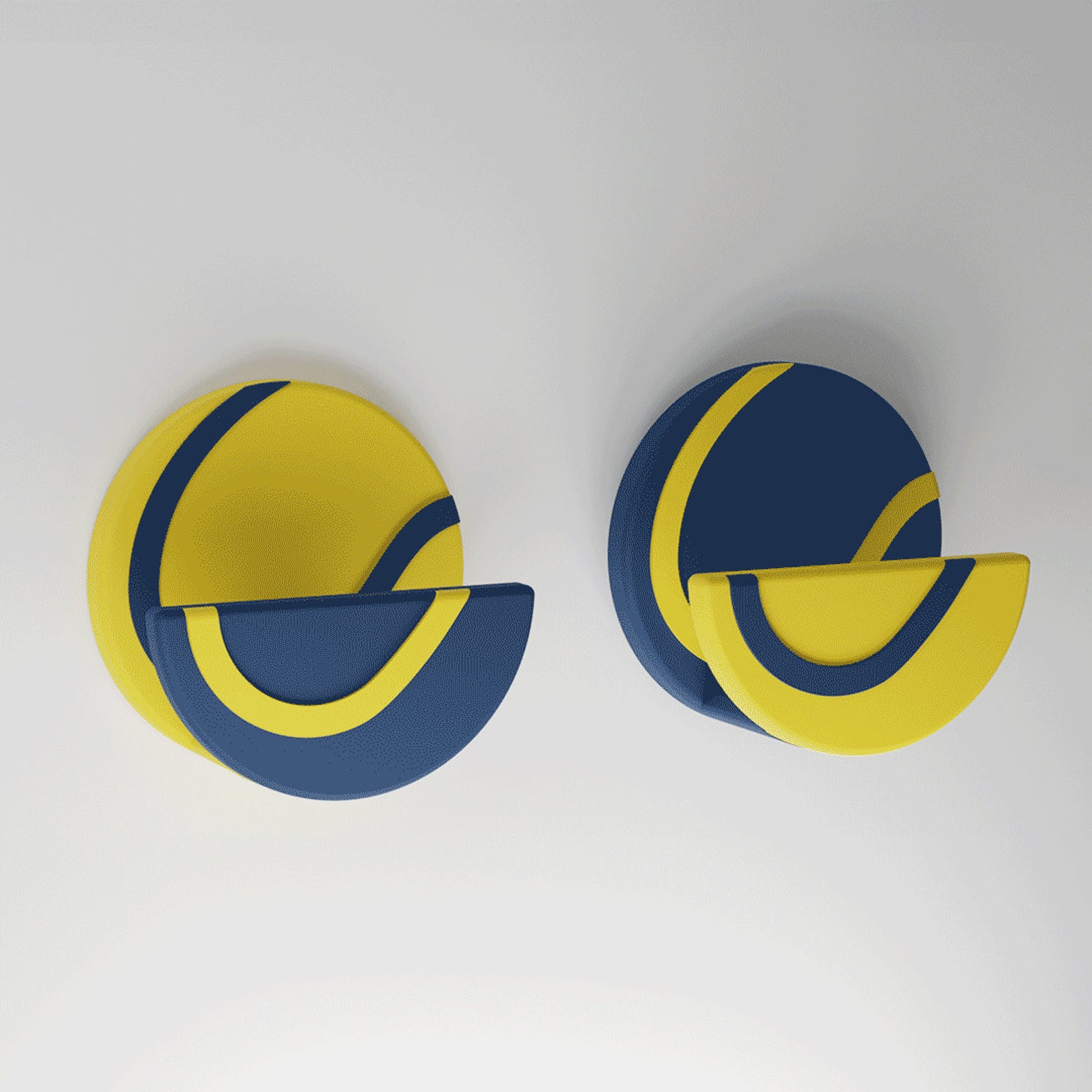 Tennis Racquet Holder Set, Easy Peel & Stick, Racket Display Organizer ...