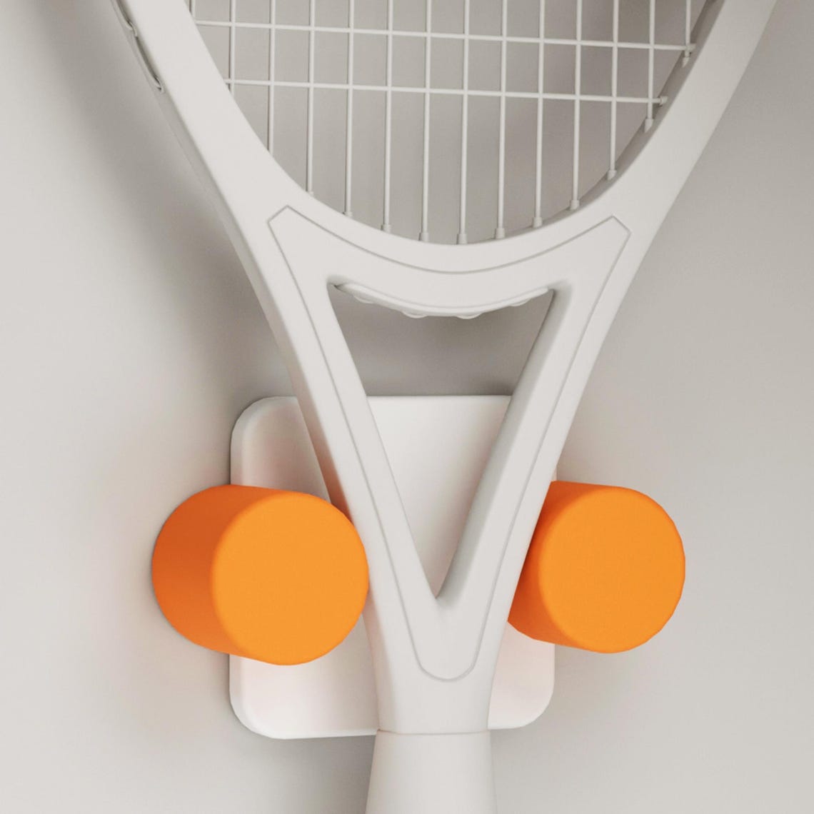 Stick-on Tennis Racquet Hanger, Colorful Wall Hook, Tennis Home Decor ...