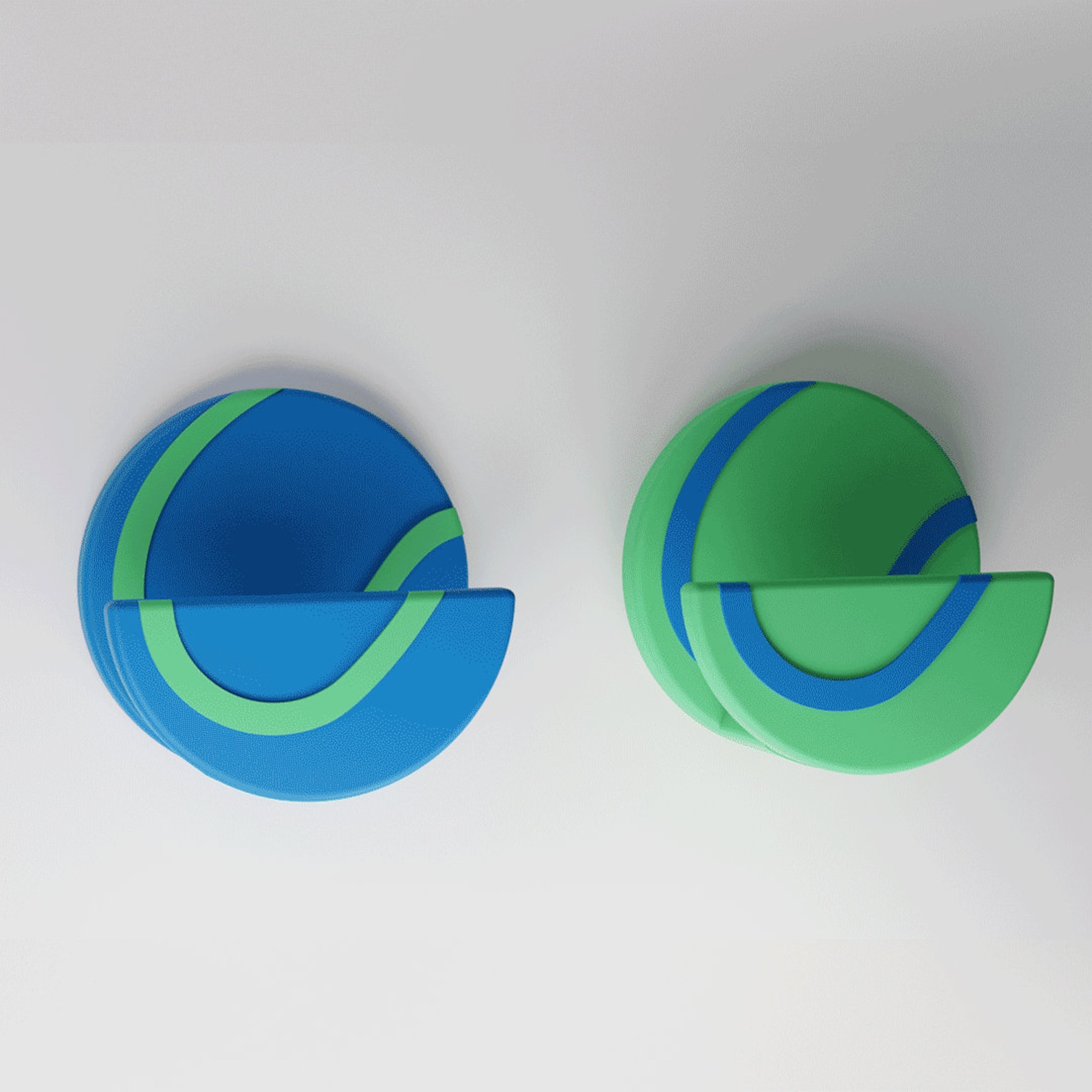 Tennis Racquet Holder Set, Easy Peel & Stick, Racket Display Organizer ...