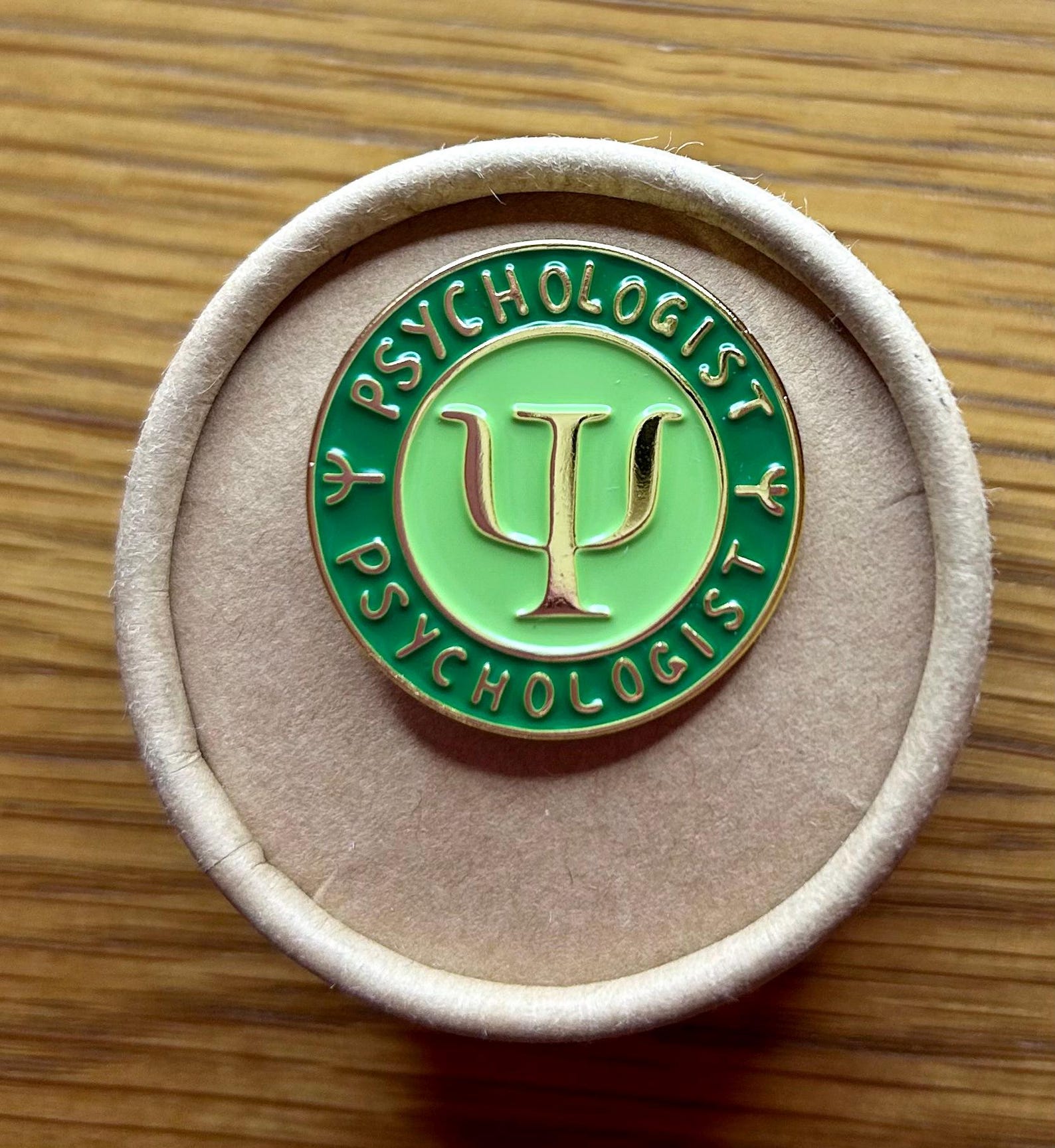 Psychologist Enamel Pin Lanyard Badge - Etsy UK