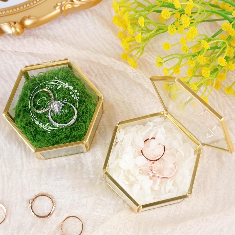 Geometric Ring Box - Etsy
