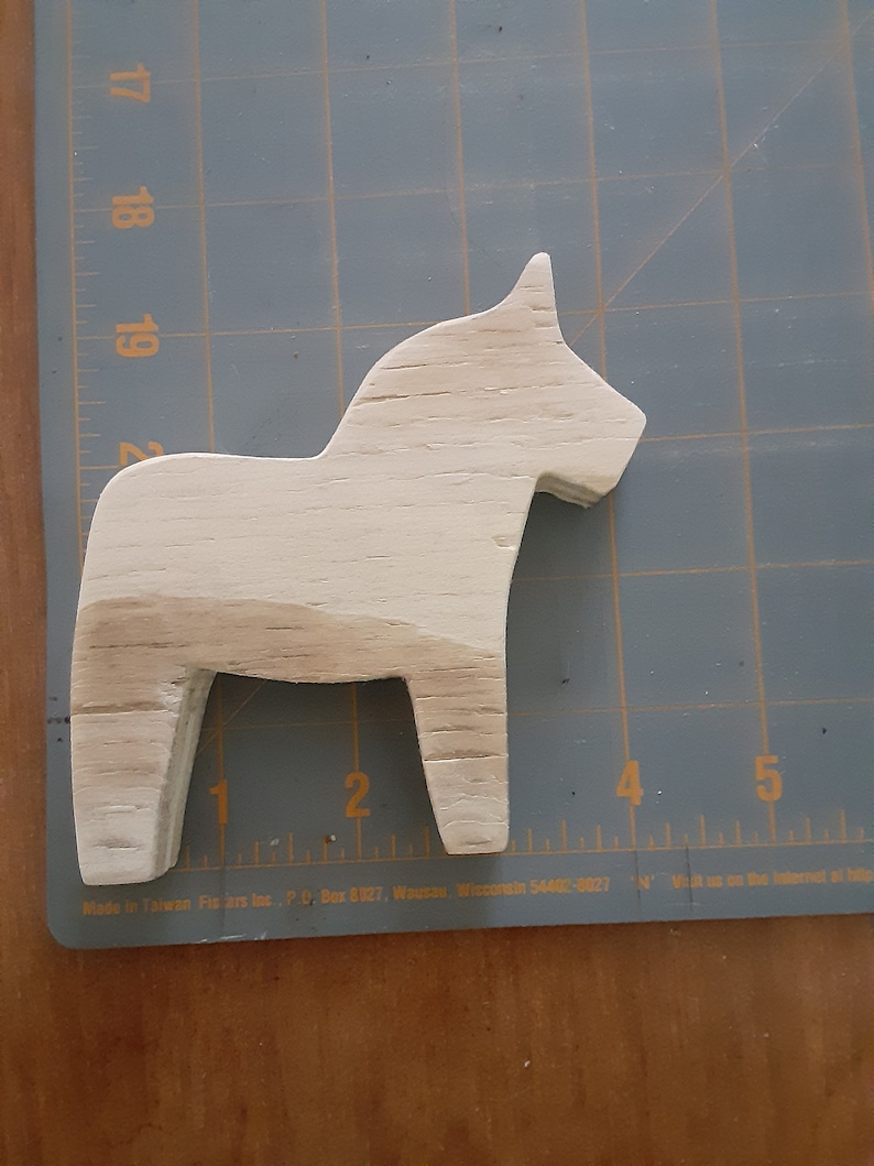 Wooden Dala Horses - Etsy