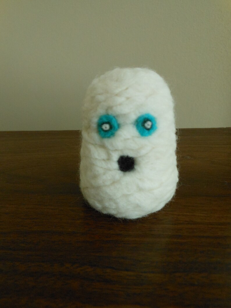 Needle Felted Mummy Ghost Goblin Ghoul Monster Wool - Etsy