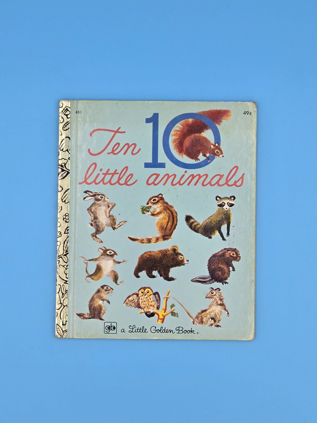 Little Golden Book Ten Little Animals 5th Printing 1975 *good+ Cond* - Etsy