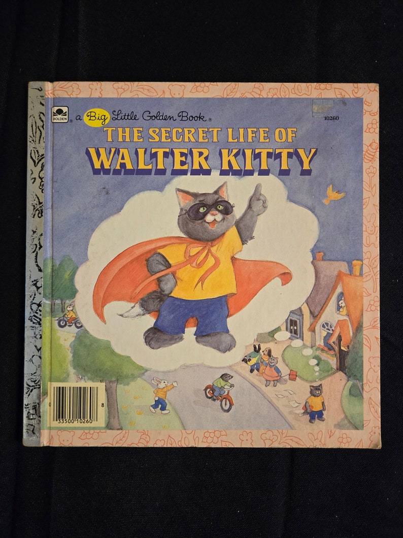 A BIG Little Golden Book 10260 the Secret Life of Walter Kitty 1986 good Condition - Etsy