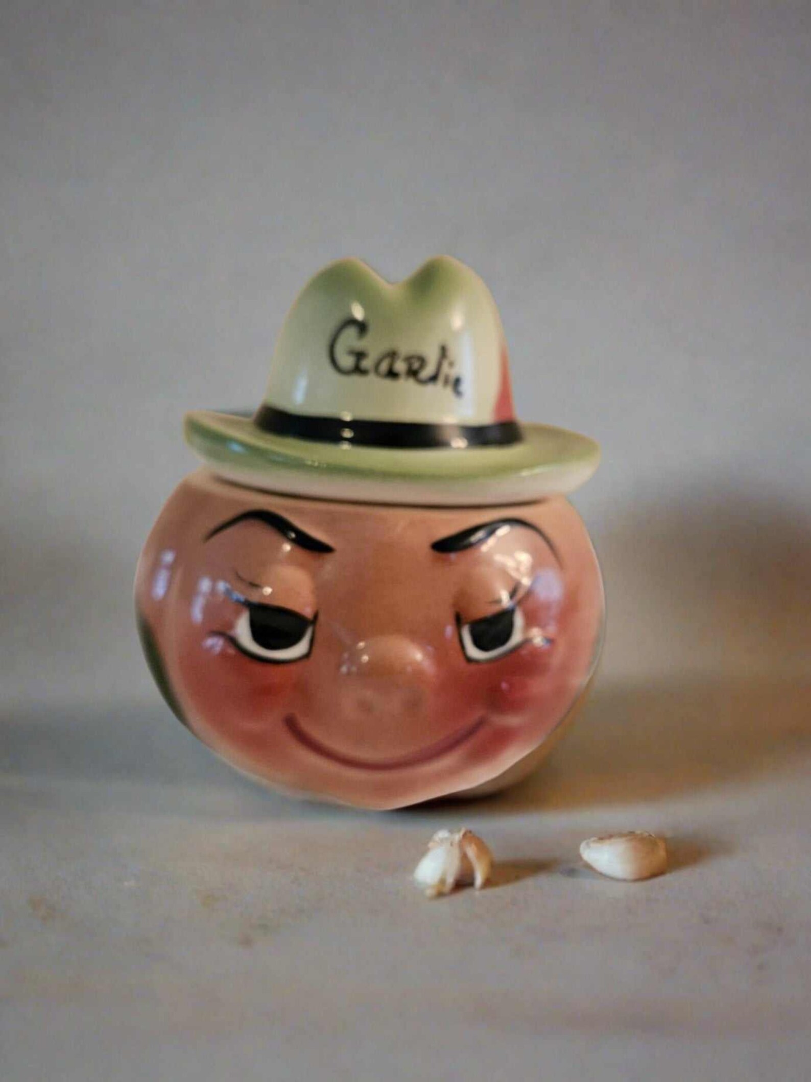 Anthropomorphic Vintage Deforest California Ceramic Garlic Condiment ...
