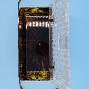 Merle Norman Tortoiseshell Lucite Makeup Case W/handles - 1970s Vintage ...