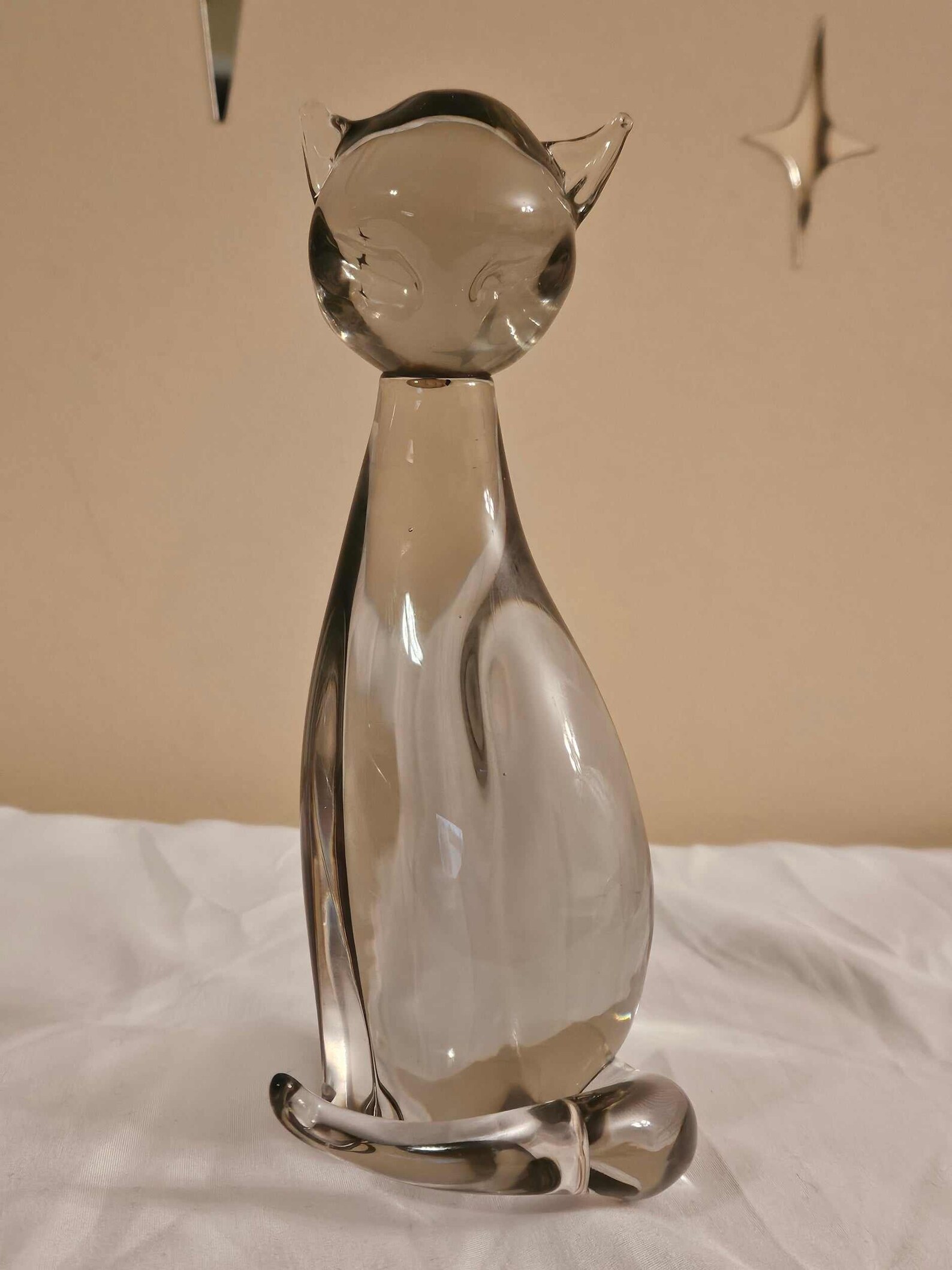 Shaded Glass Cat Livio Seguso - Signed - Vintage - Etsy